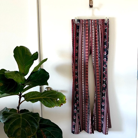 Daisy Del Sol | Pants & Jumpsuits | Daisy Del Sol Pinkblue Bell Bottom ...